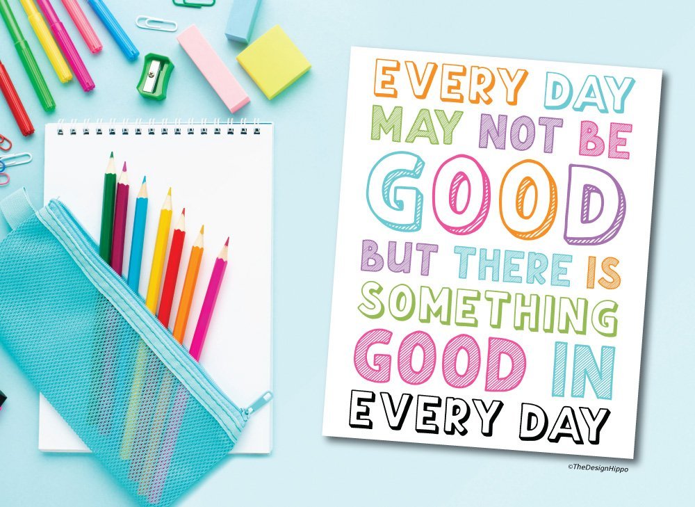 Free Printable Classroom Posters with Motivational Quotes