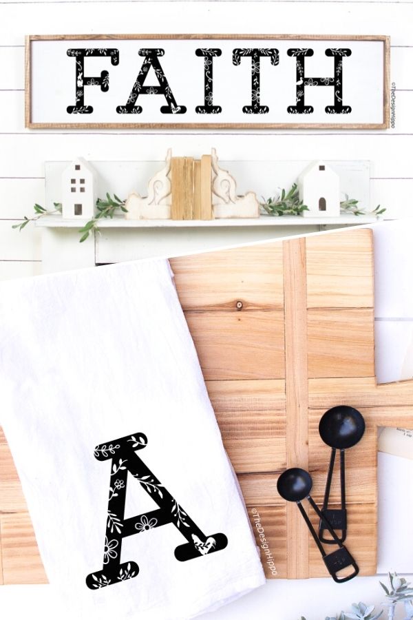 Free SVG Alphabet Cut Files For Cricut (Farmhouse Style)