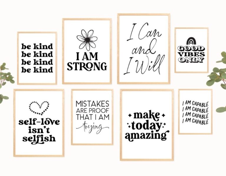 30 Printable Affirmation Cards That Will Inspire You To Be Your Best Self